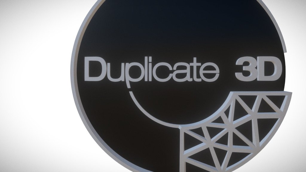 Duplicate 3D logo - 3D model by Sander Mettes (@DeepFri3D) [ba337b0 ...