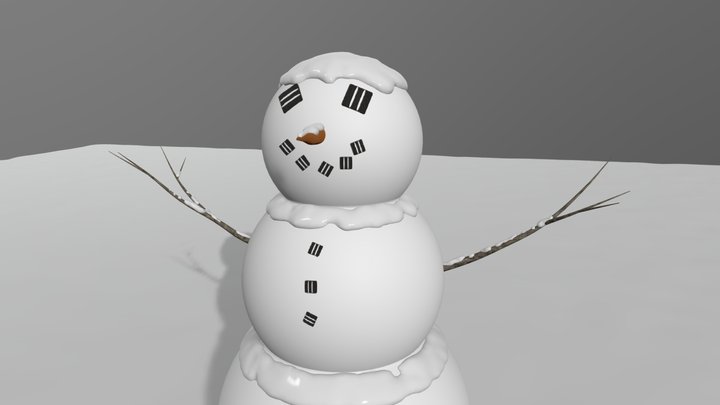 Snowman 3D models - Sketchfab
