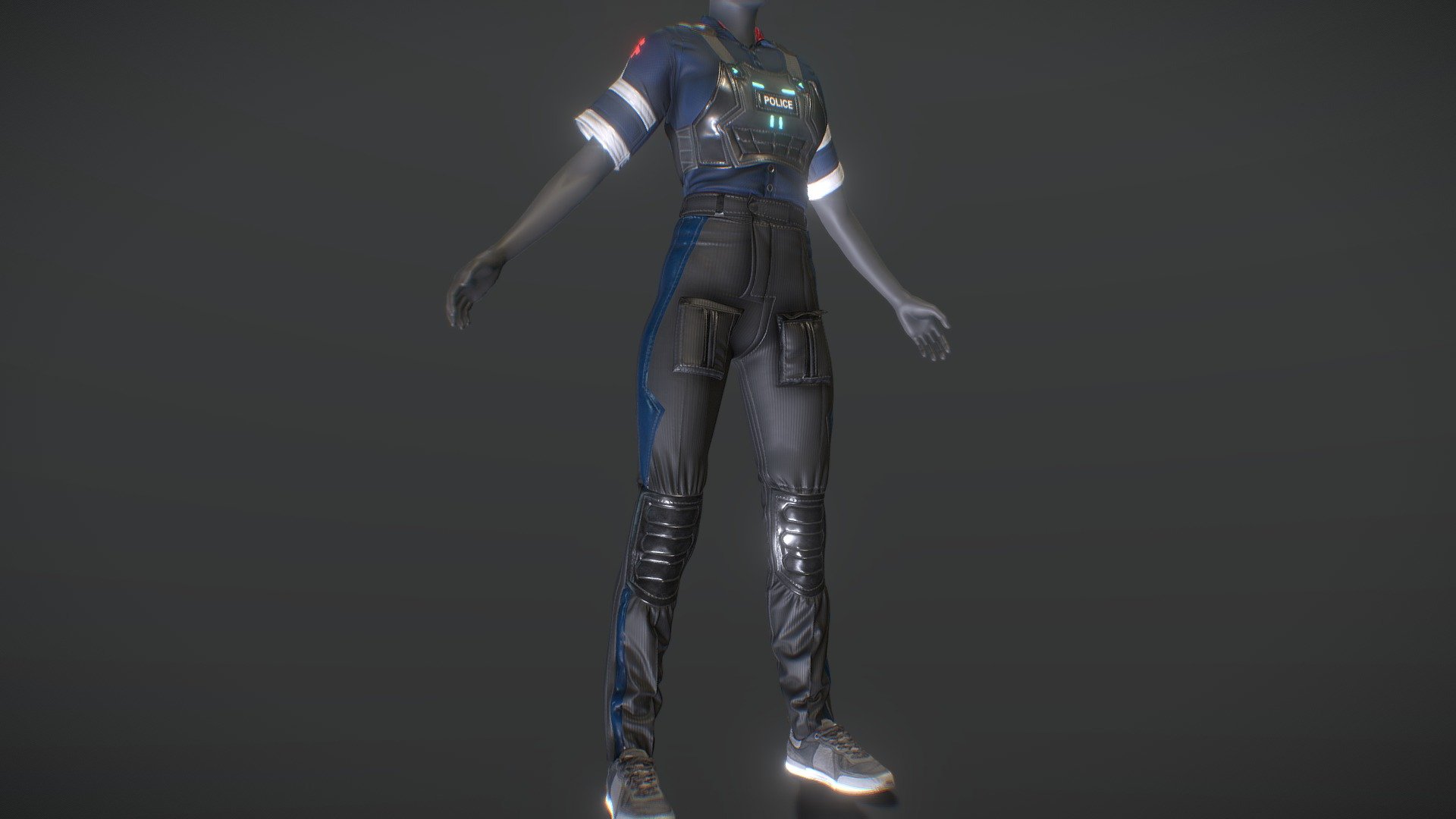 cyber cop clothing set - Download Free 3D model by DEYMAR [ba3719c ...