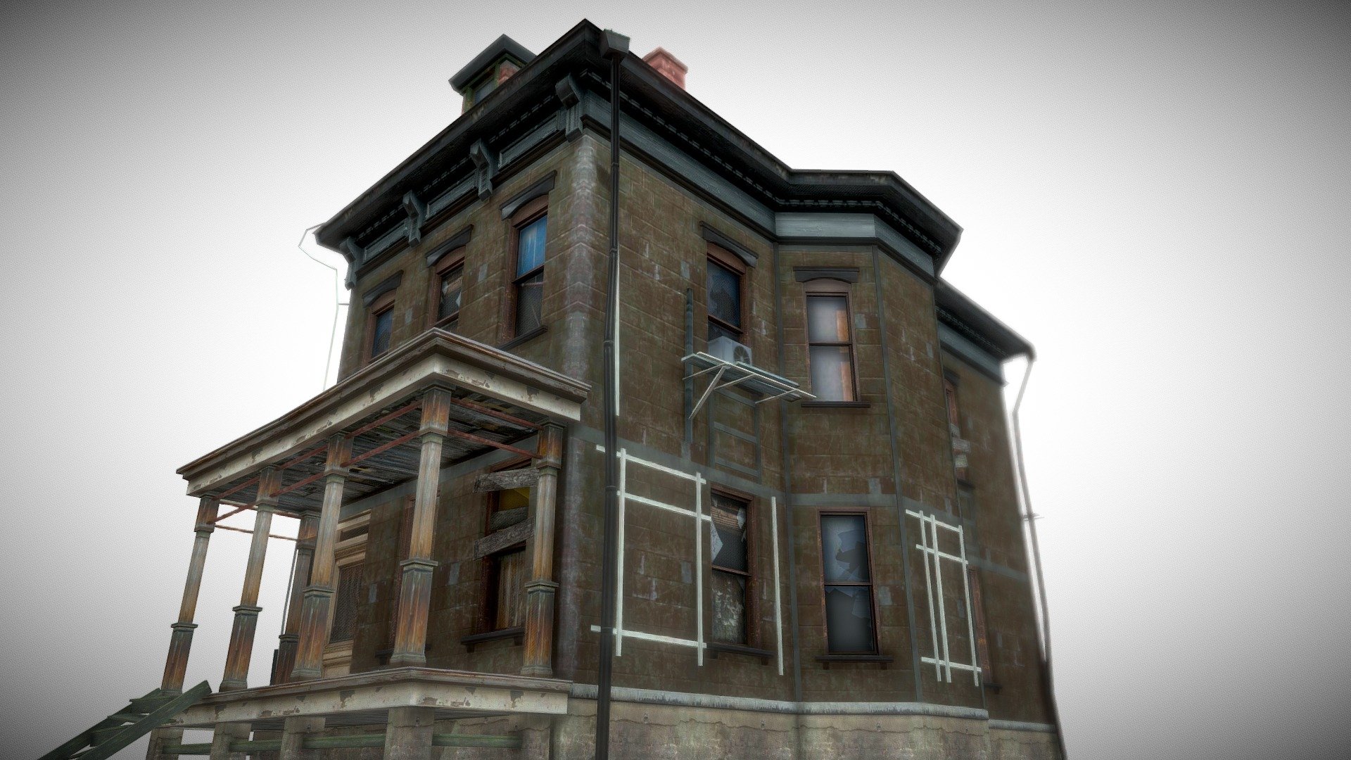 Zombie infested urban house 1 - 3D model by ElectroNick [ba37875 ...
