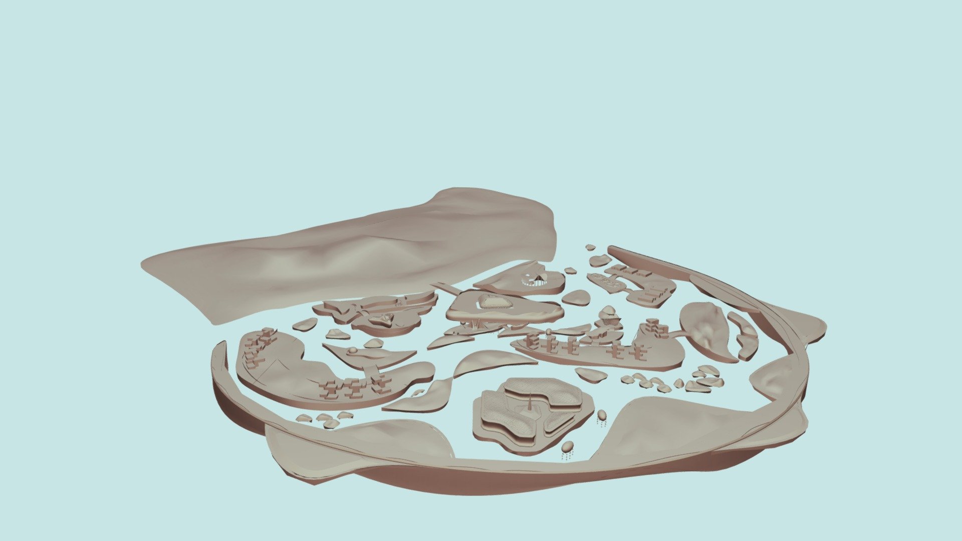 RIO FLOATING CITY, Rio de Janeiro, Brazil l 2070 - 3D model by Hesham ...