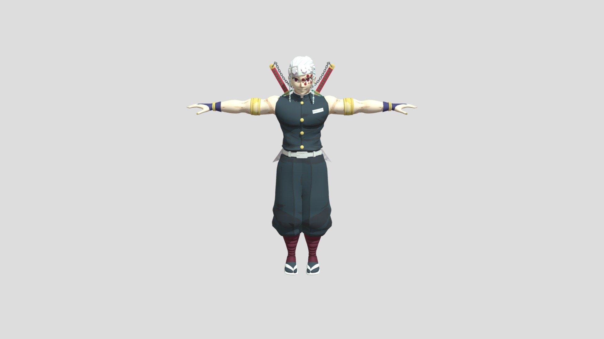 Tengen Uzui (Demon Slayer) - Download Free 3D model by Scorpion4241 ...