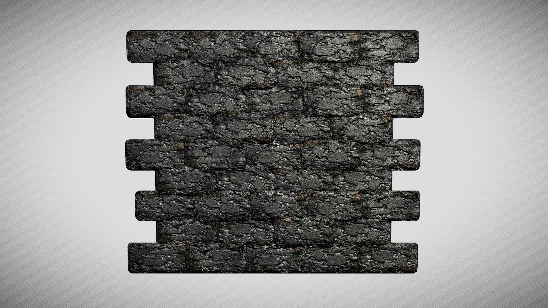 (FREE) Low poly Brick wall - Download Free 3D model by emilepare ...