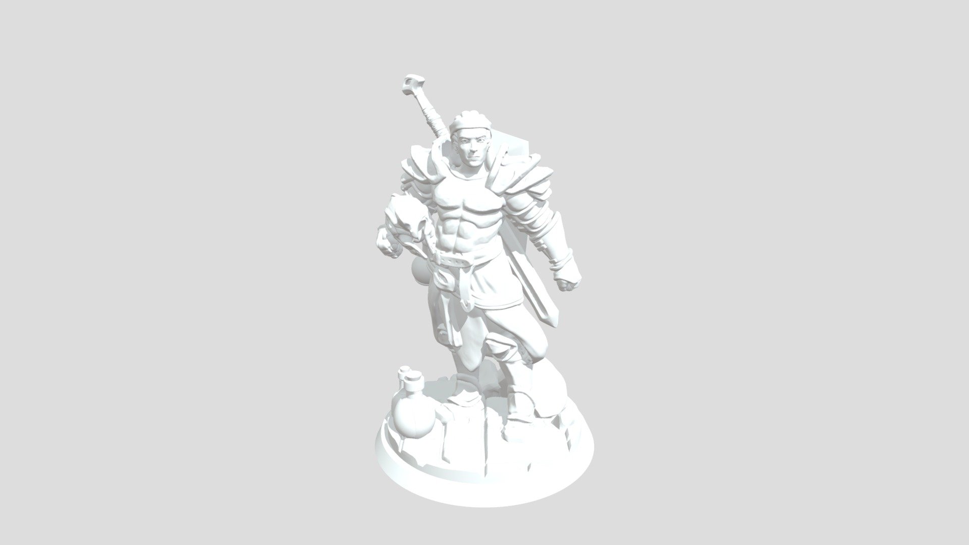 Male Human Paladin Alt - D&D - Download Free 3D model by atamico ...