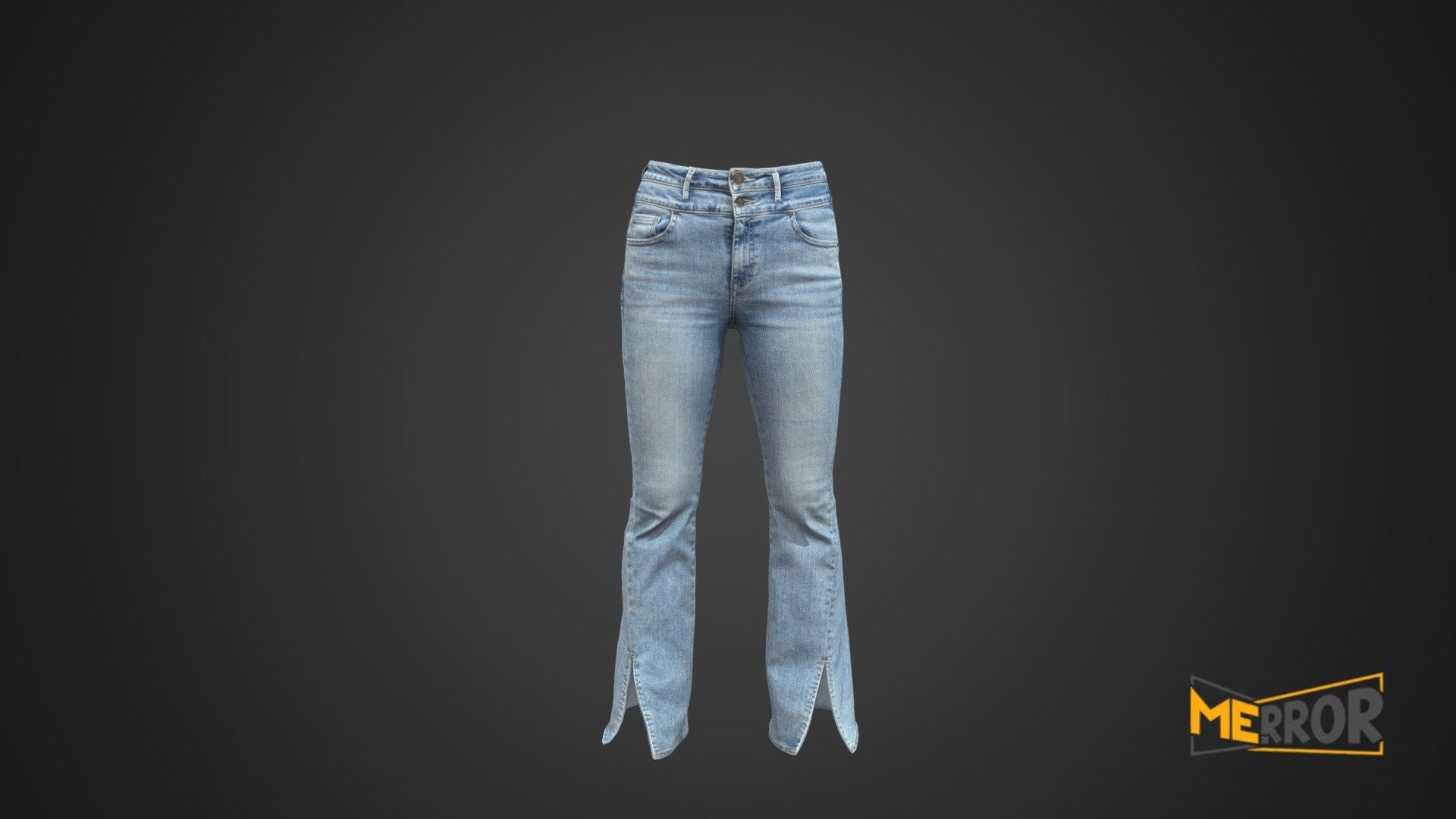 [Game-Ready] Bootcut Jeans - Buy Royalty Free 3D model by ME.RROR ...