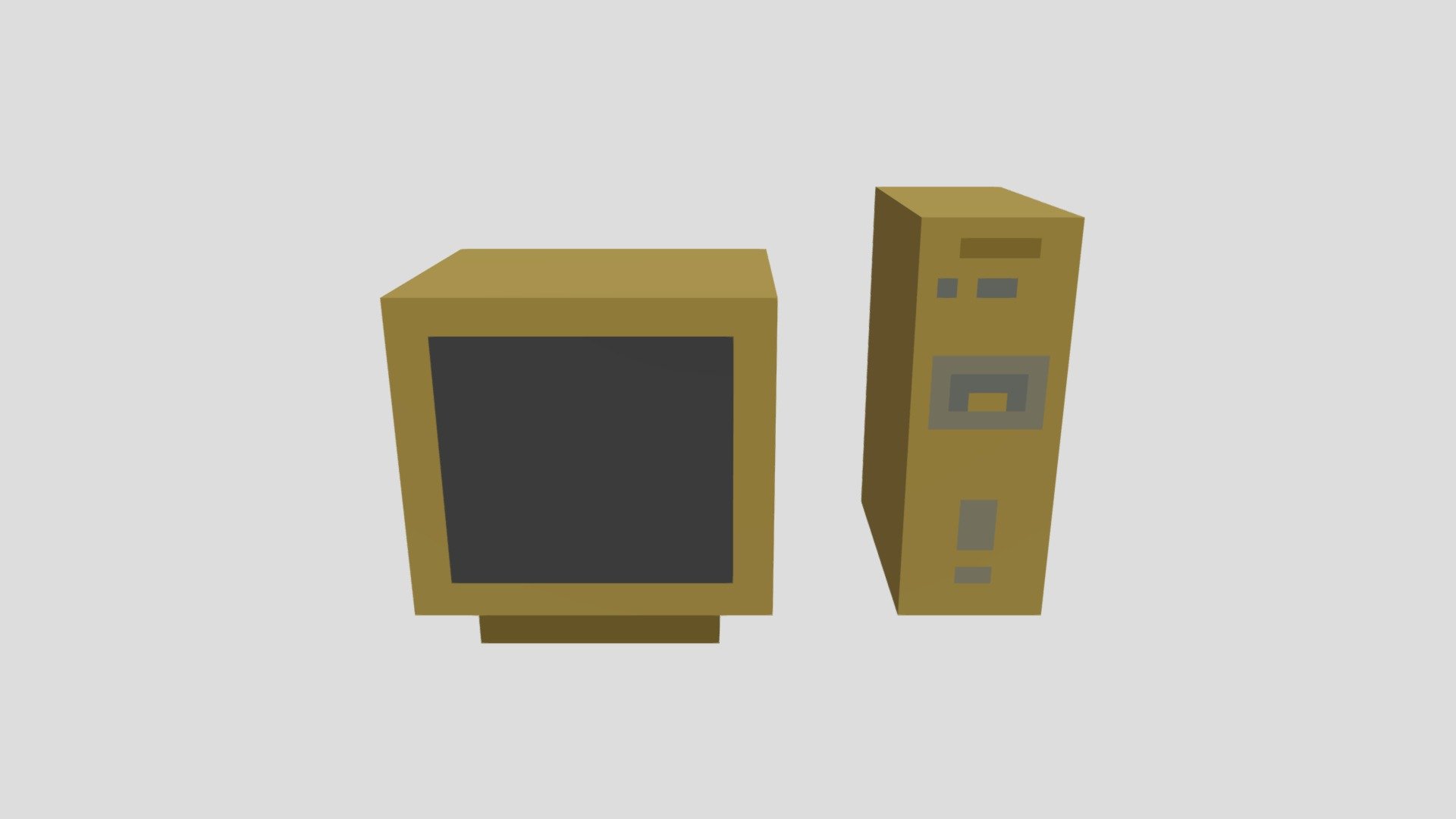 Old computer - 3D model by timmymonkey [ba3c69e] - Sketchfab