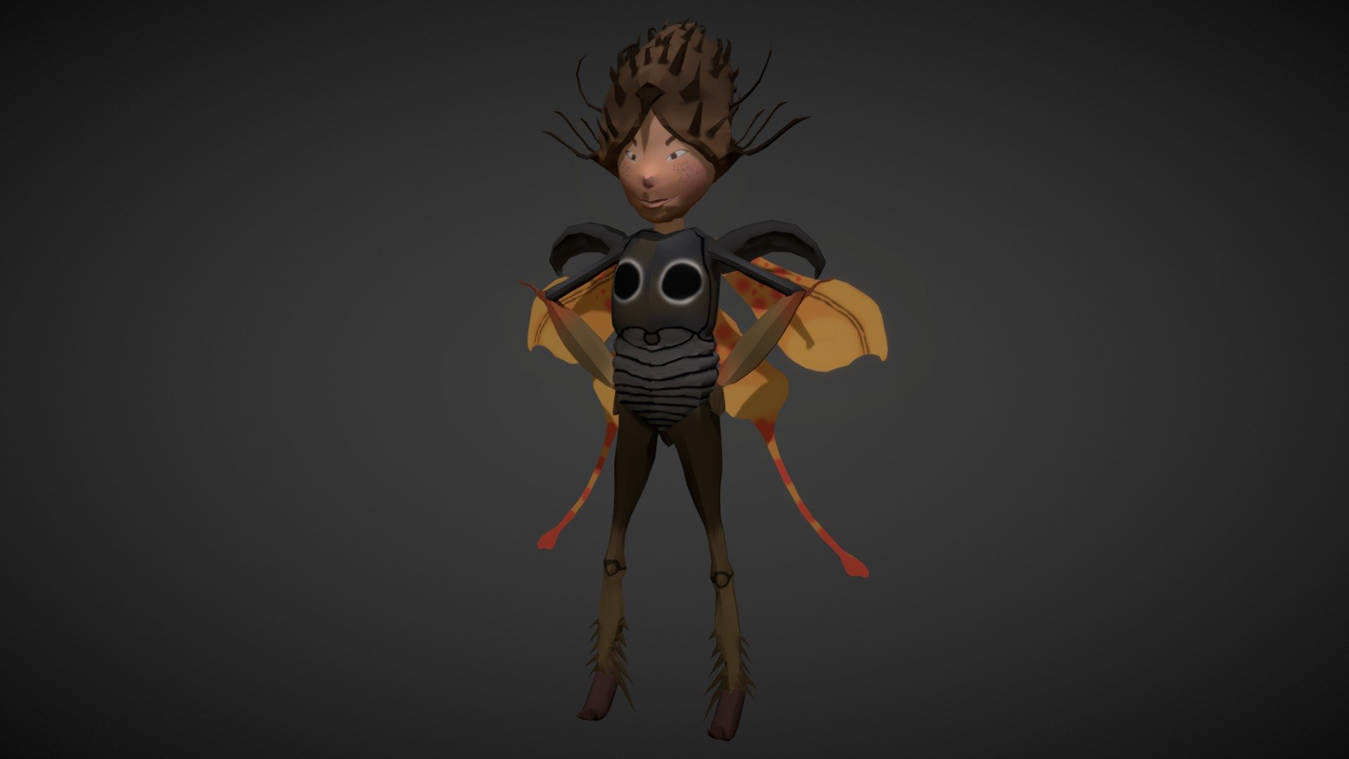 |Flower- Winged Sprite|Pose| - Download Free 3D model by ...