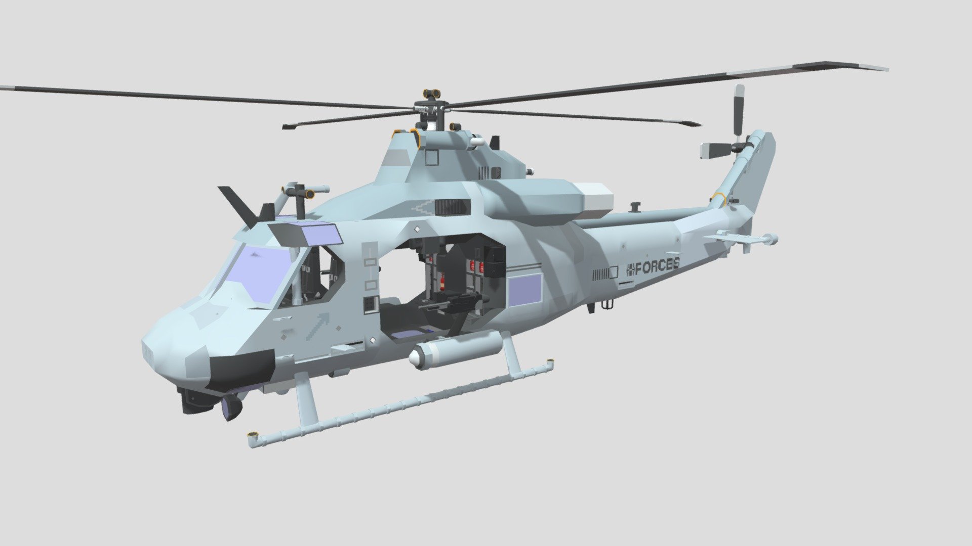 UH-1Y Super Huey - Download Free 3D model by Duckbill-Core ...