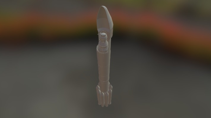 Delta II 7925 - Untextured - 3D model by liquidhype [ba3eb27] - Sketchfab