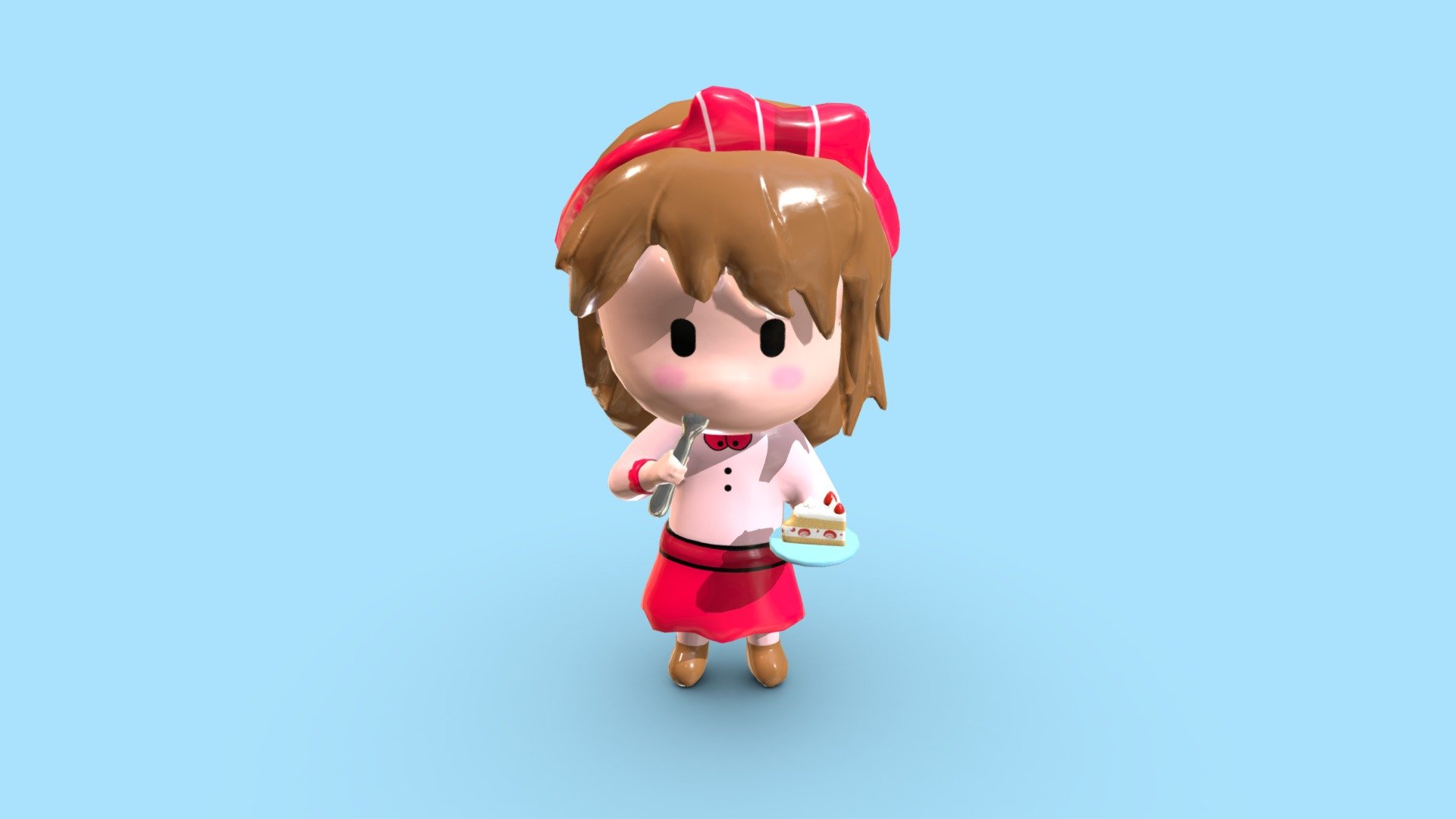 Chibo the chibi - Download Free 3D model by Sara MM (@lsaramm) [ba3ec52 ...