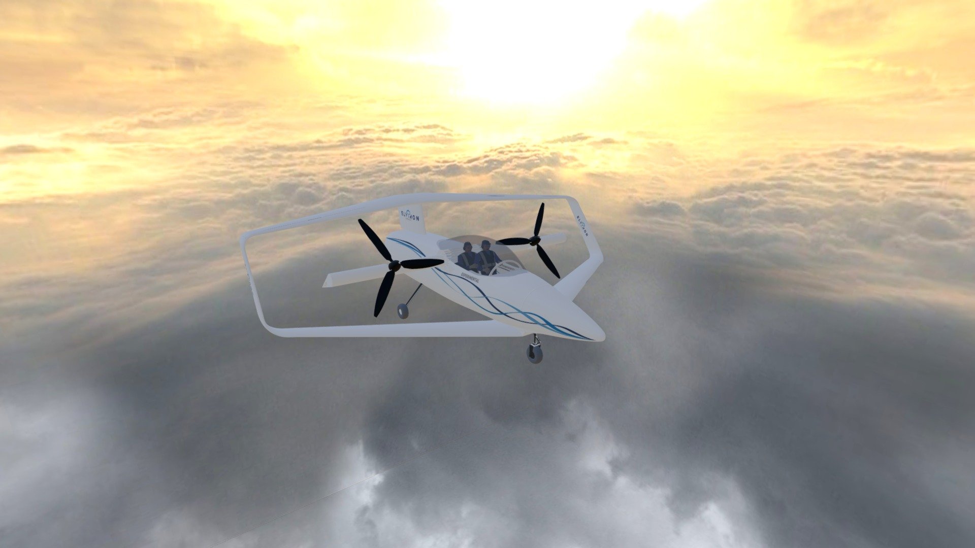elytron 2S in flight - 3D model by Chaitanya Krishnan (@chaitanyak ...