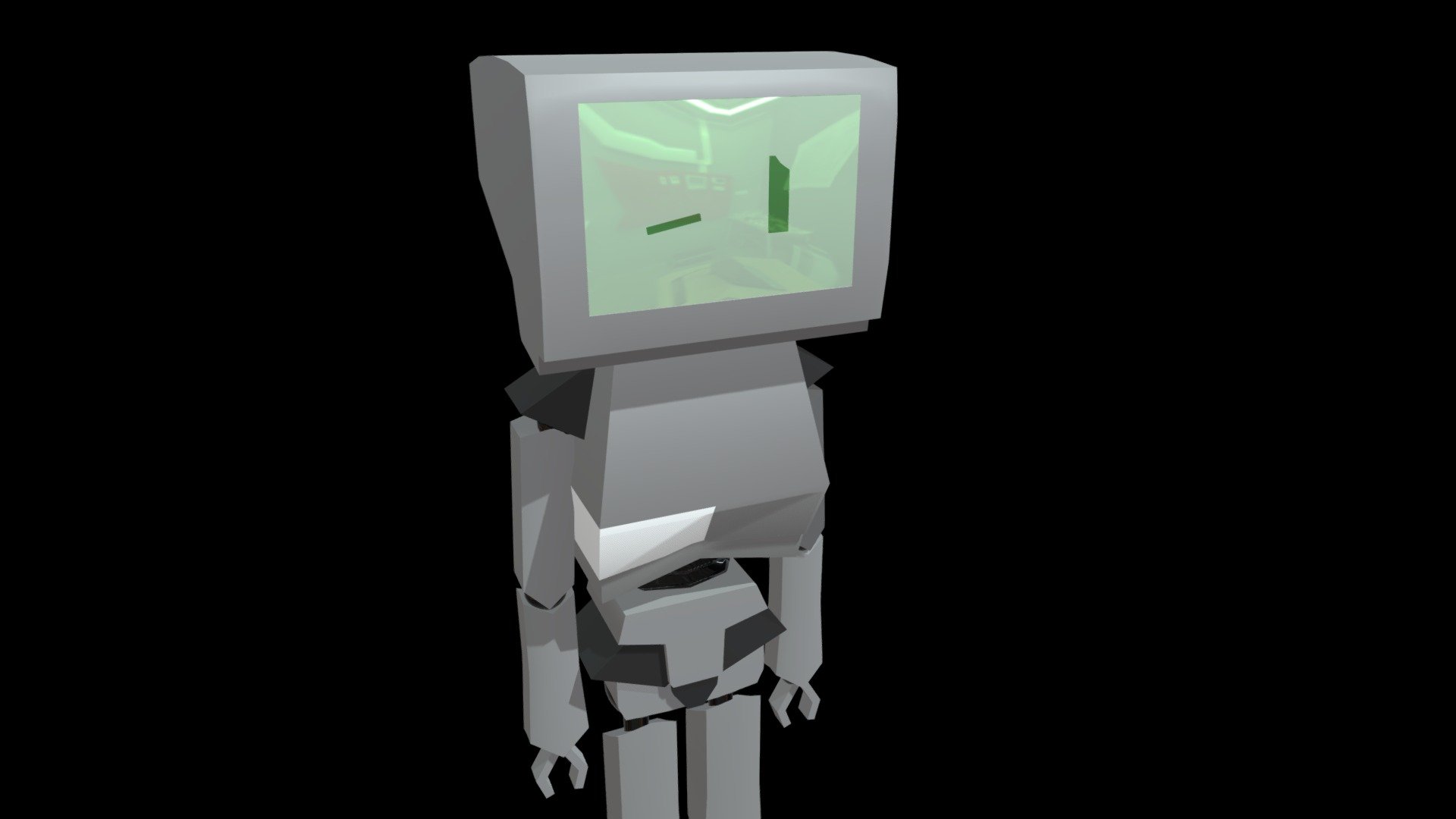 CRT TV Head Robot - Stray Inspired - Download Free 3D model by amxlius ...