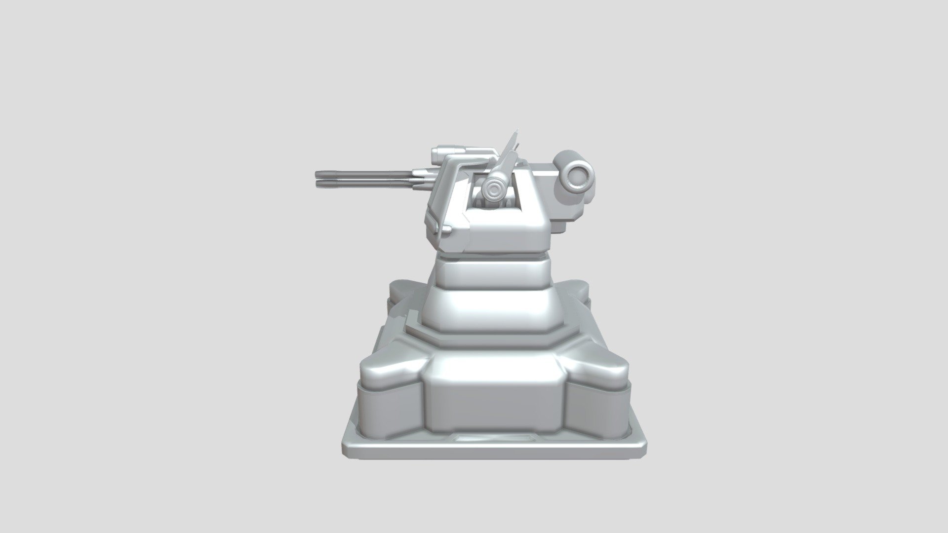 Small Autocannon - 3D model by BadMaker [ba48b6d] - Sketchfab
