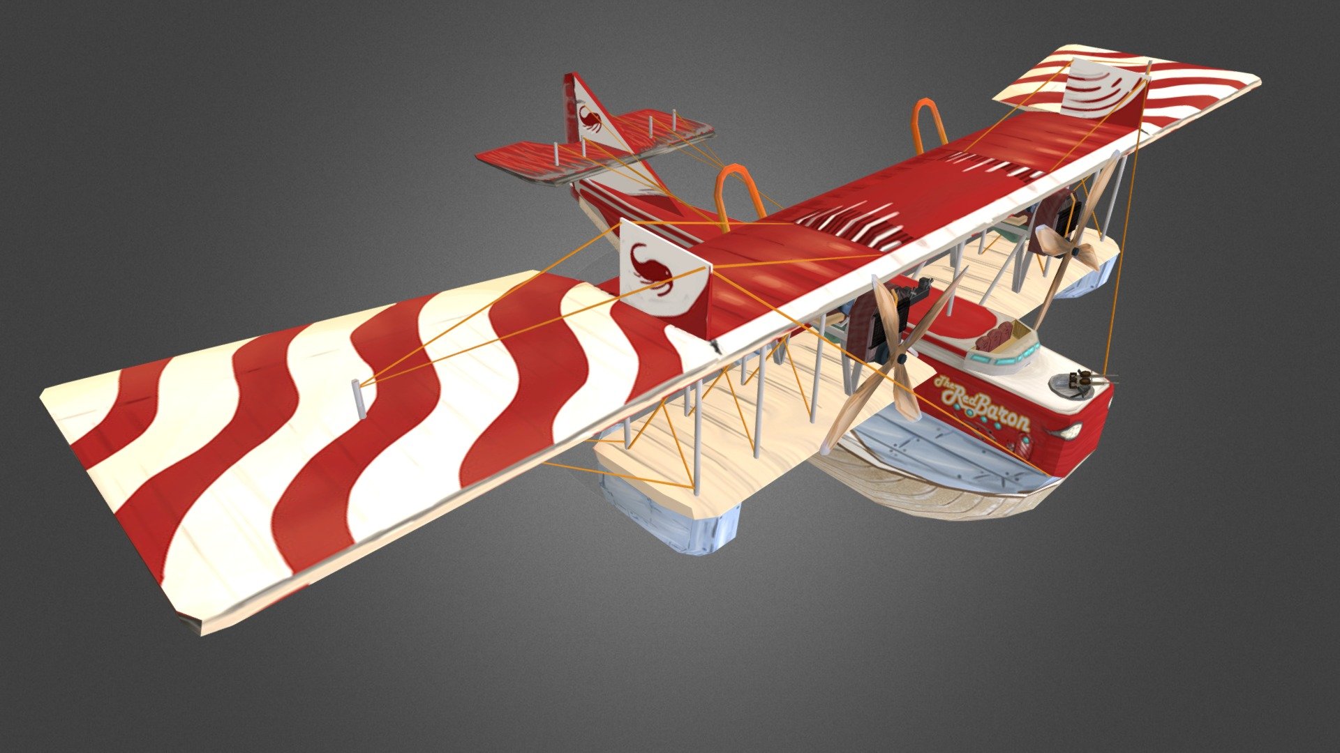 Felixstowe The Red Baron Levy Van Malder - 3D model by LevyVanMalder ...