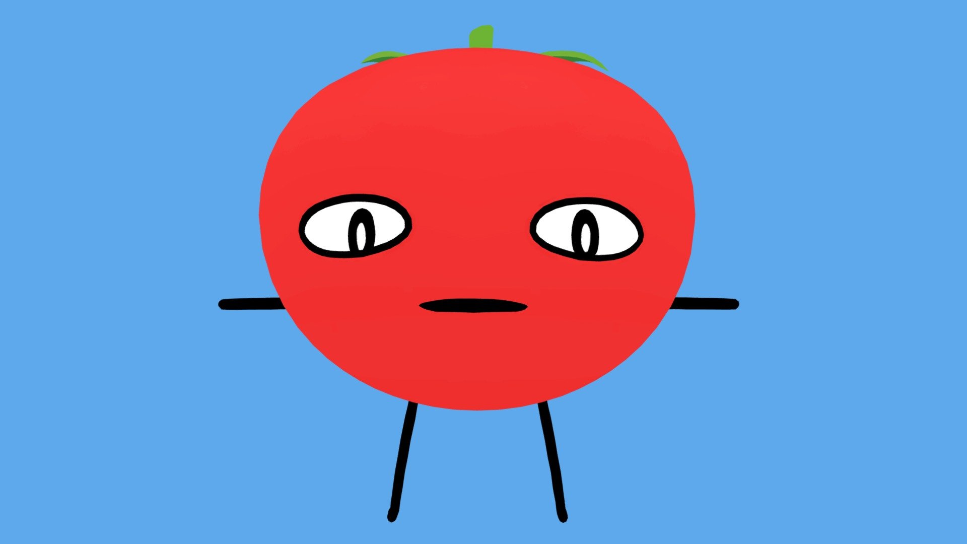 Dokibird: Tomato - Download Free 3D model by dokibird [ba4ade4] - Sketchfab