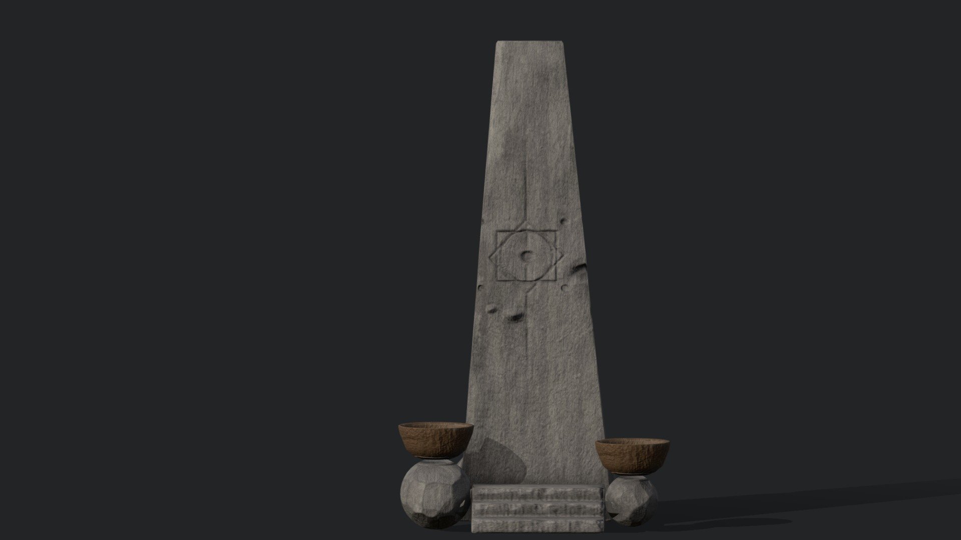 Stone Shrine - 3D model by Talaoi [ba4c240] - Sketchfab