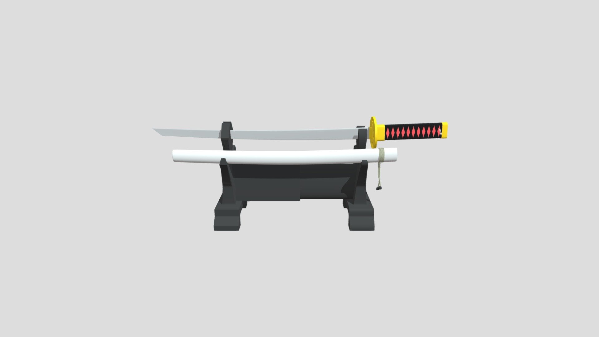 Katana Model - 3D model by FarooqFawaz [ba4eacb] - Sketchfab