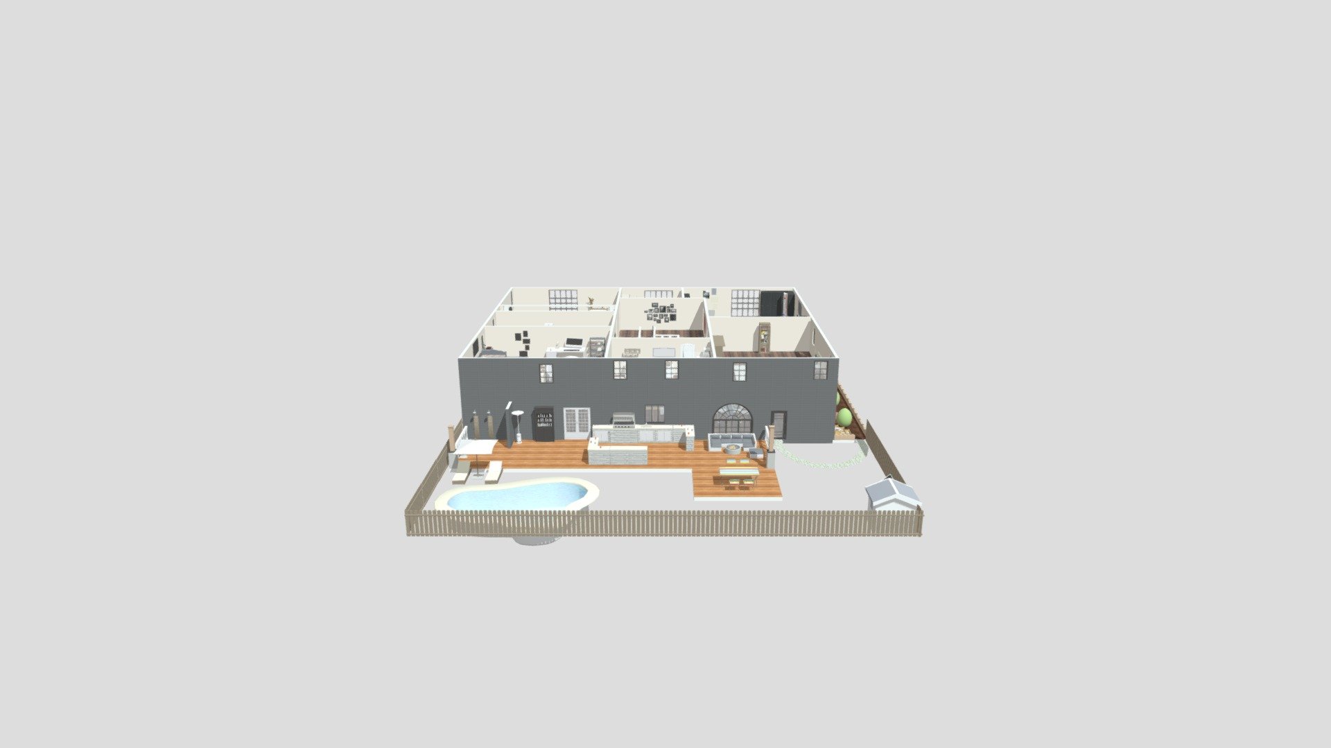 Nice House Series 1 - Download Free 3D model by Home Design 3D ...