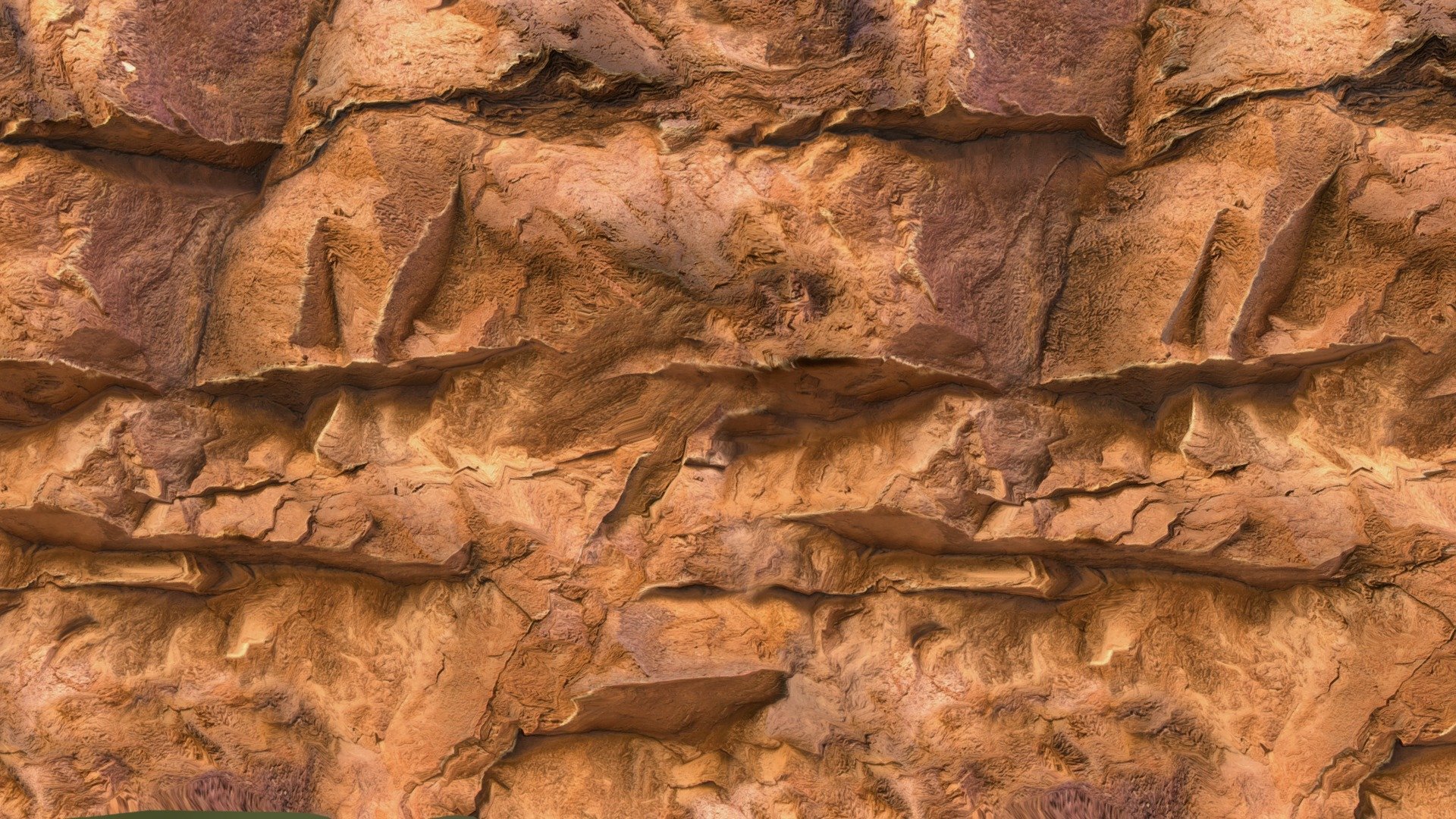 Deep cut Cliff Wall BG - 3D model by maimo [ba4f4cf] - Sketchfab