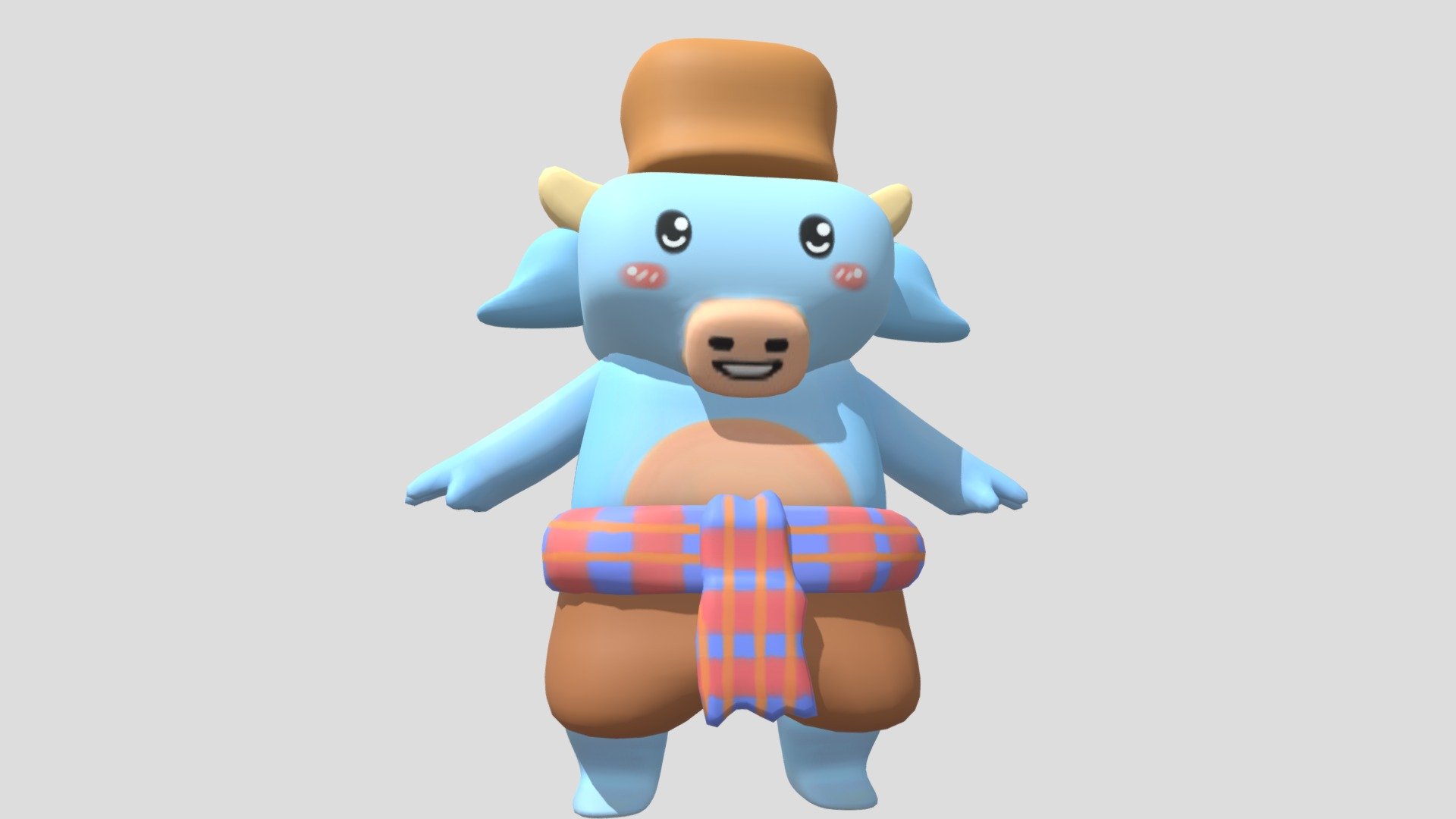 P'Brown - 3D model by Fon.Sirinda [ba4fa15] - Sketchfab