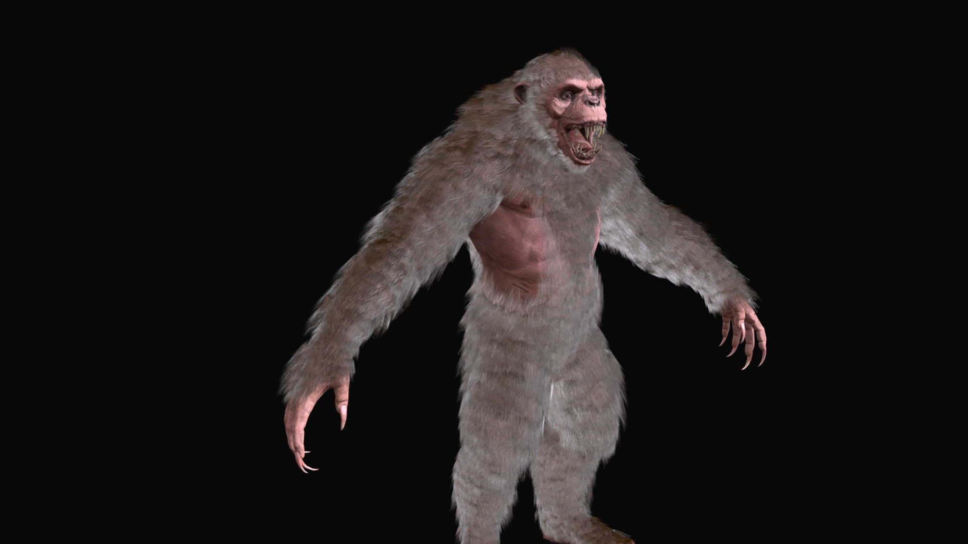 Yeti - Buy Royalty Free 3D model by dremorn [ba4fc07] - Sketchfab Store