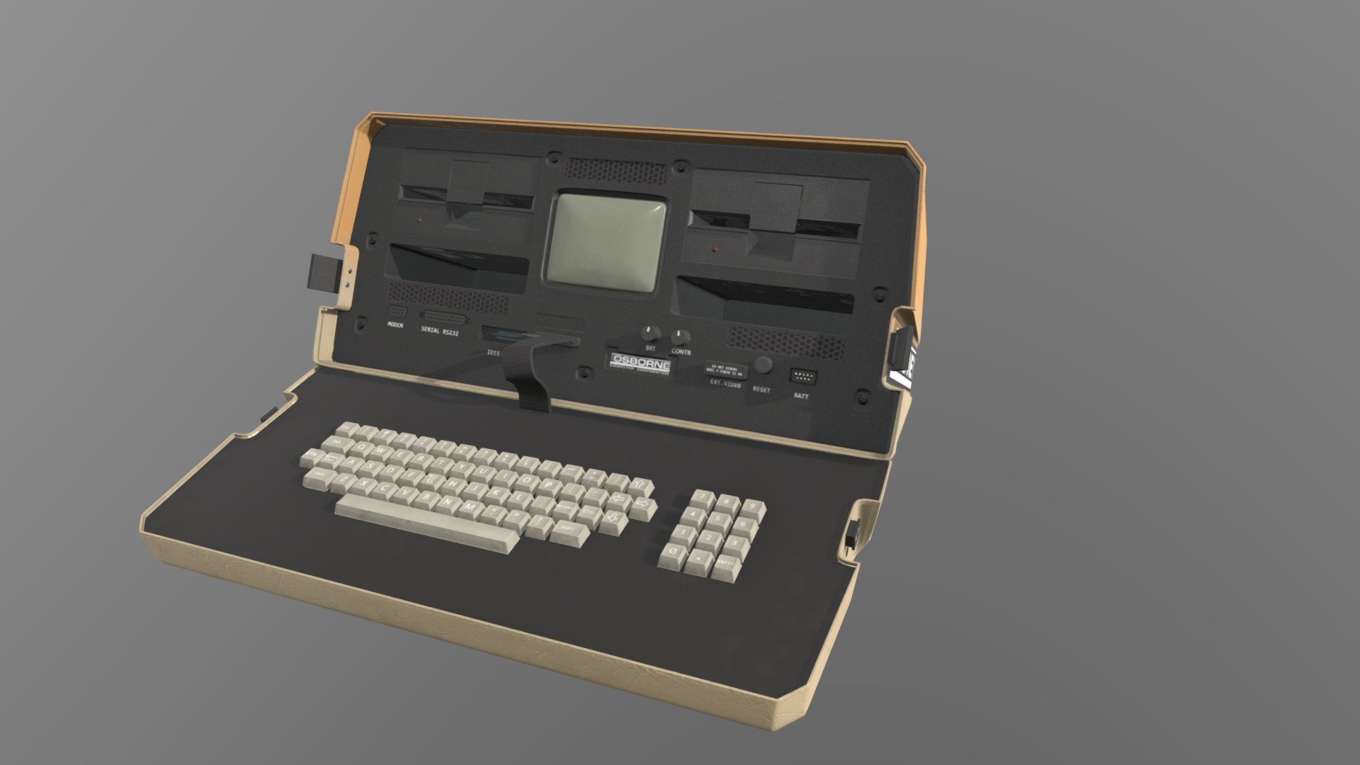Yet another Osborne-1 - Download Free 3D model by Khotabby [ba50391] - Sketchfab