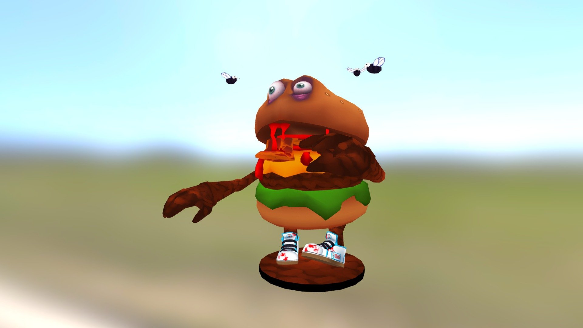 Monster_Burger - 3D model by BeauLamb [ba52a68] - Sketchfab