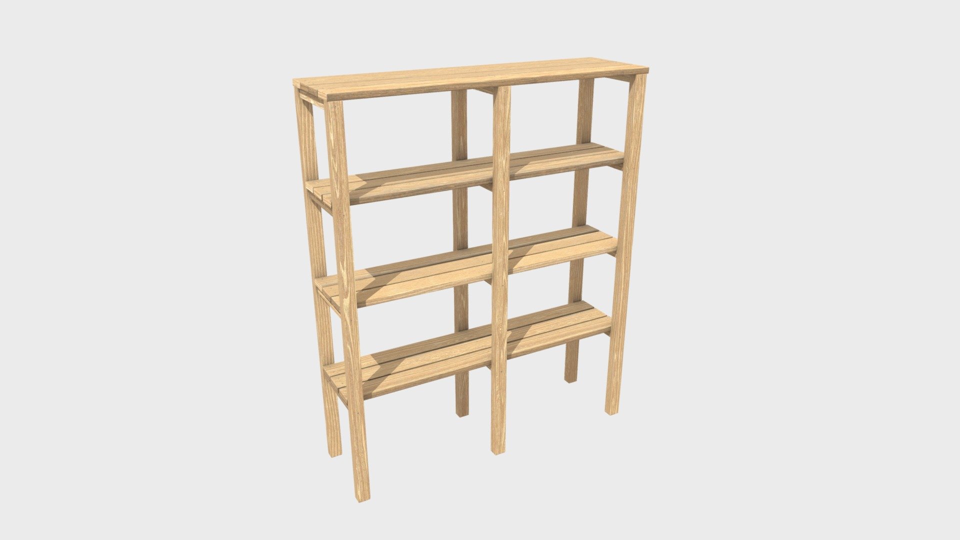 Storage shelf - 3D model by FrancescoMilanese [ba536a5] - Sketchfab