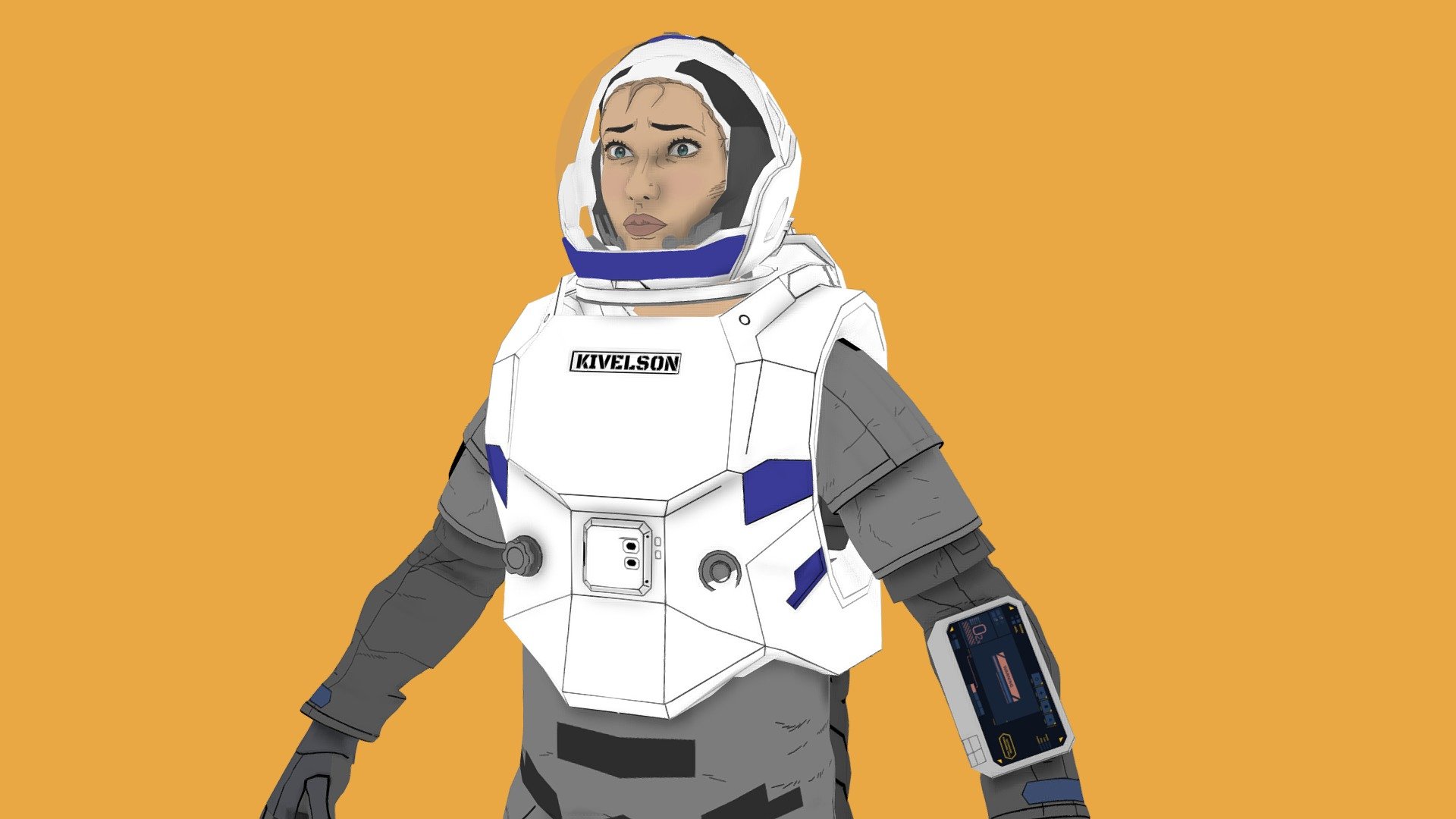 Astronaut - 3D model by daniel_marsovich (@danmars) [ba56578] - Sketchfab