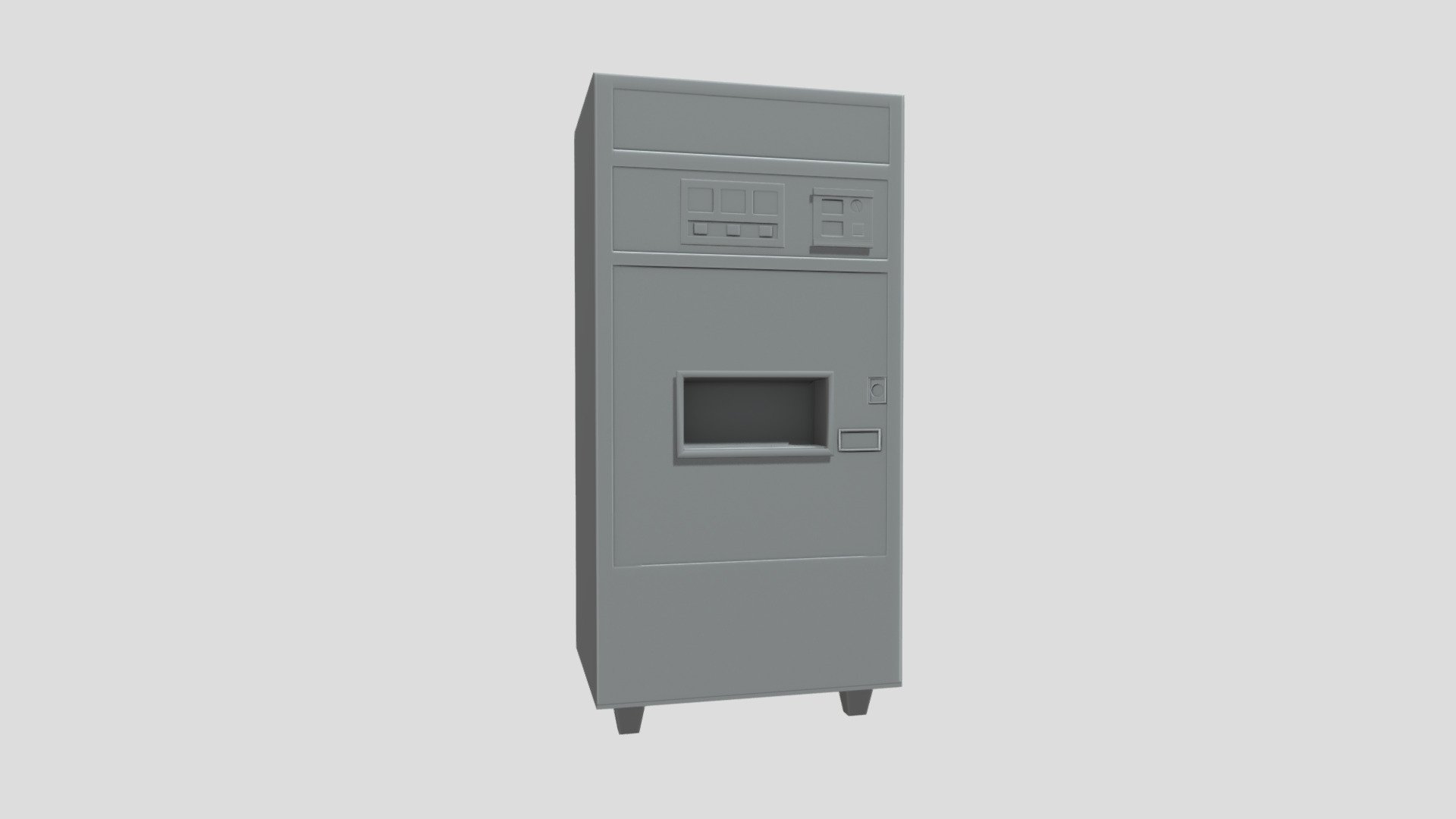 Soda machine with curv., ao, normal - Download Free 3D model by ...