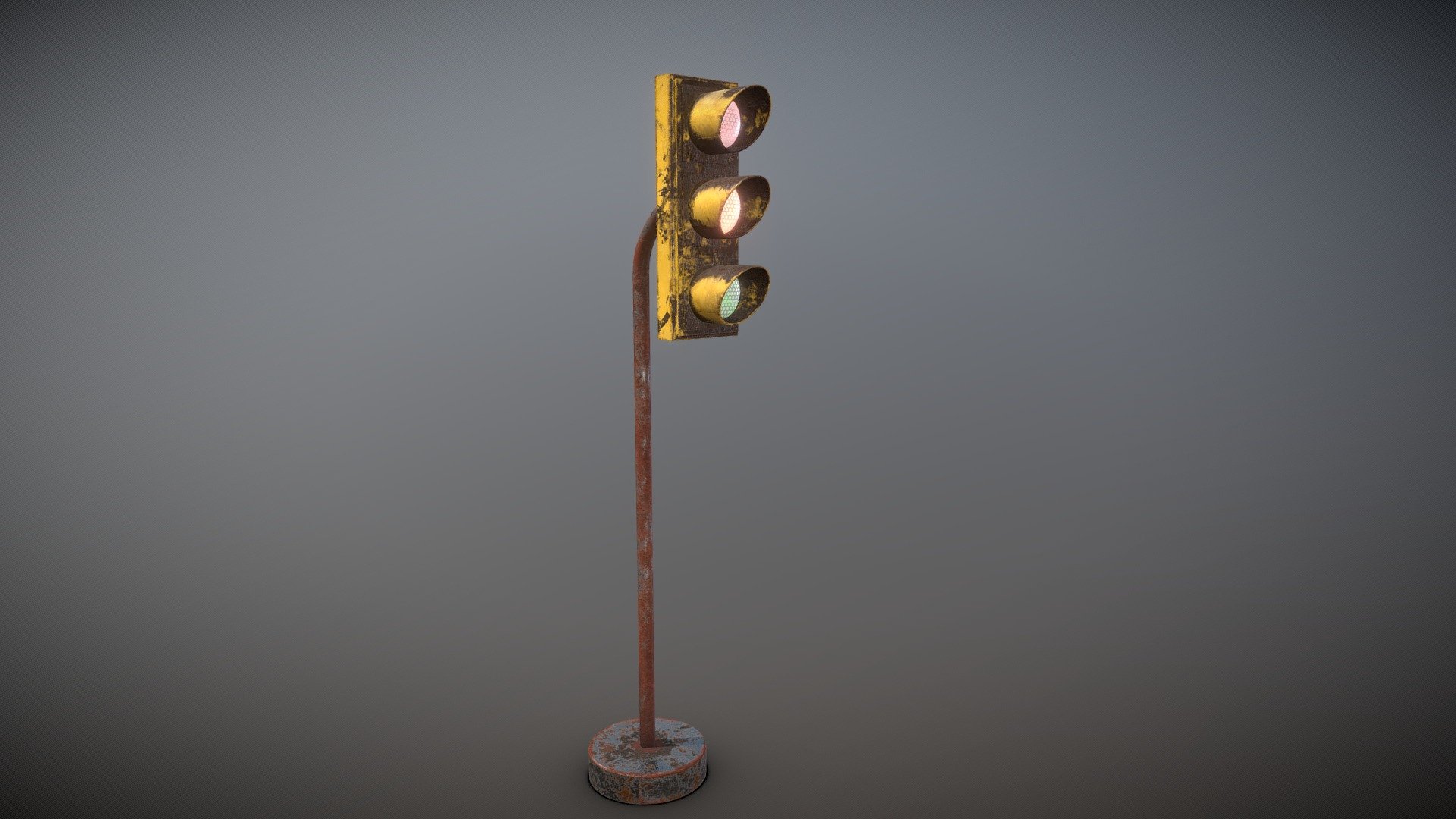 Rusted Traffic Lights - Download Free 3D model by Sousinho [ba57691 ...