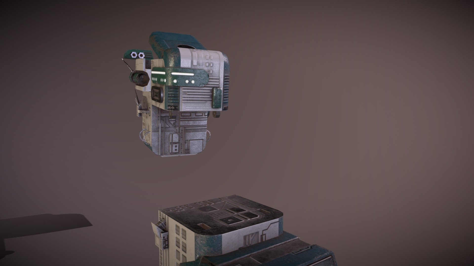 Weird Spaceship From Unknown Regions (LowPoly) - 3D model by Eduardo ...