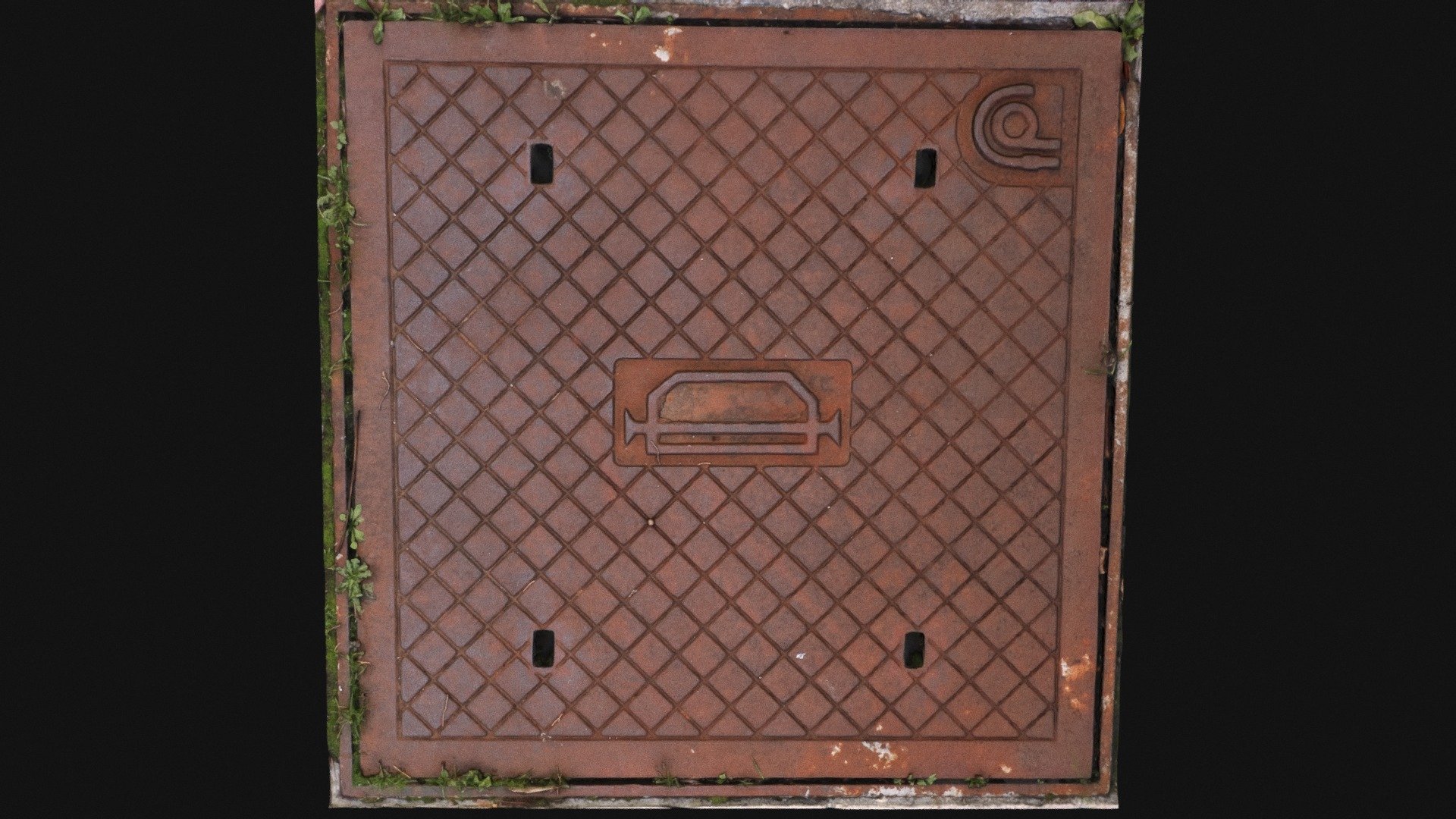 Rusty culvert in a pedestrian street - Scan - Download Free 3D model by ...