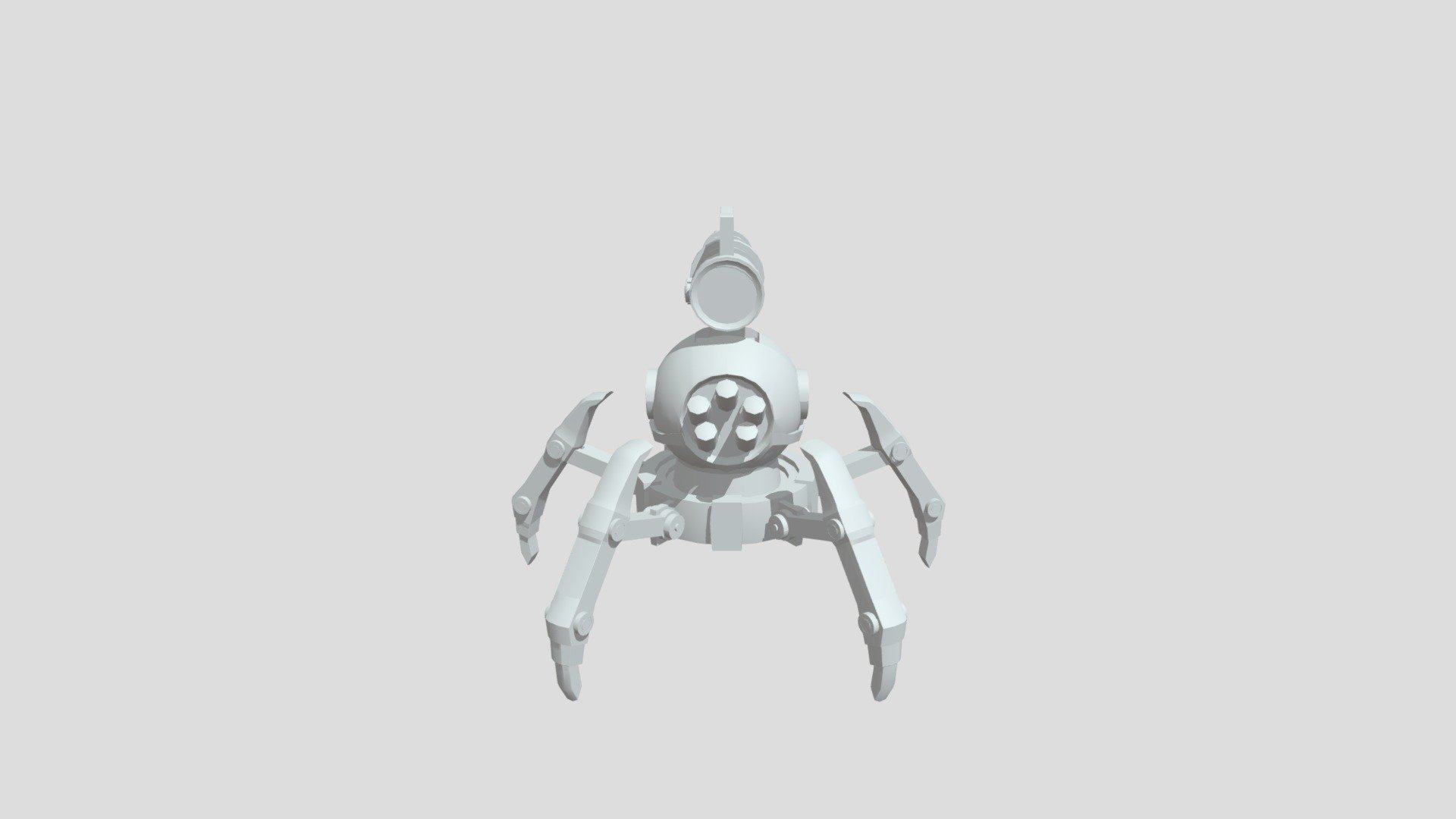 Spider Robot - Download Free 3D model by samir_khan [ba58145] - Sketchfab