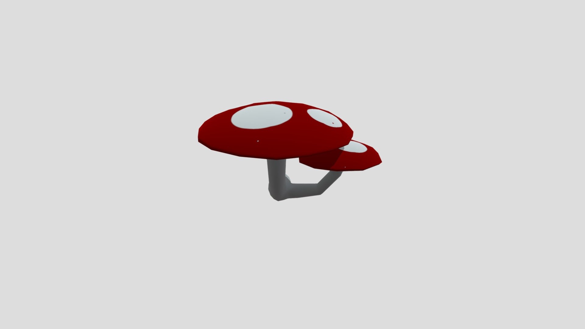 Low Poly Double Mushroom Platform - Download Free 3D model by cinnabun ...