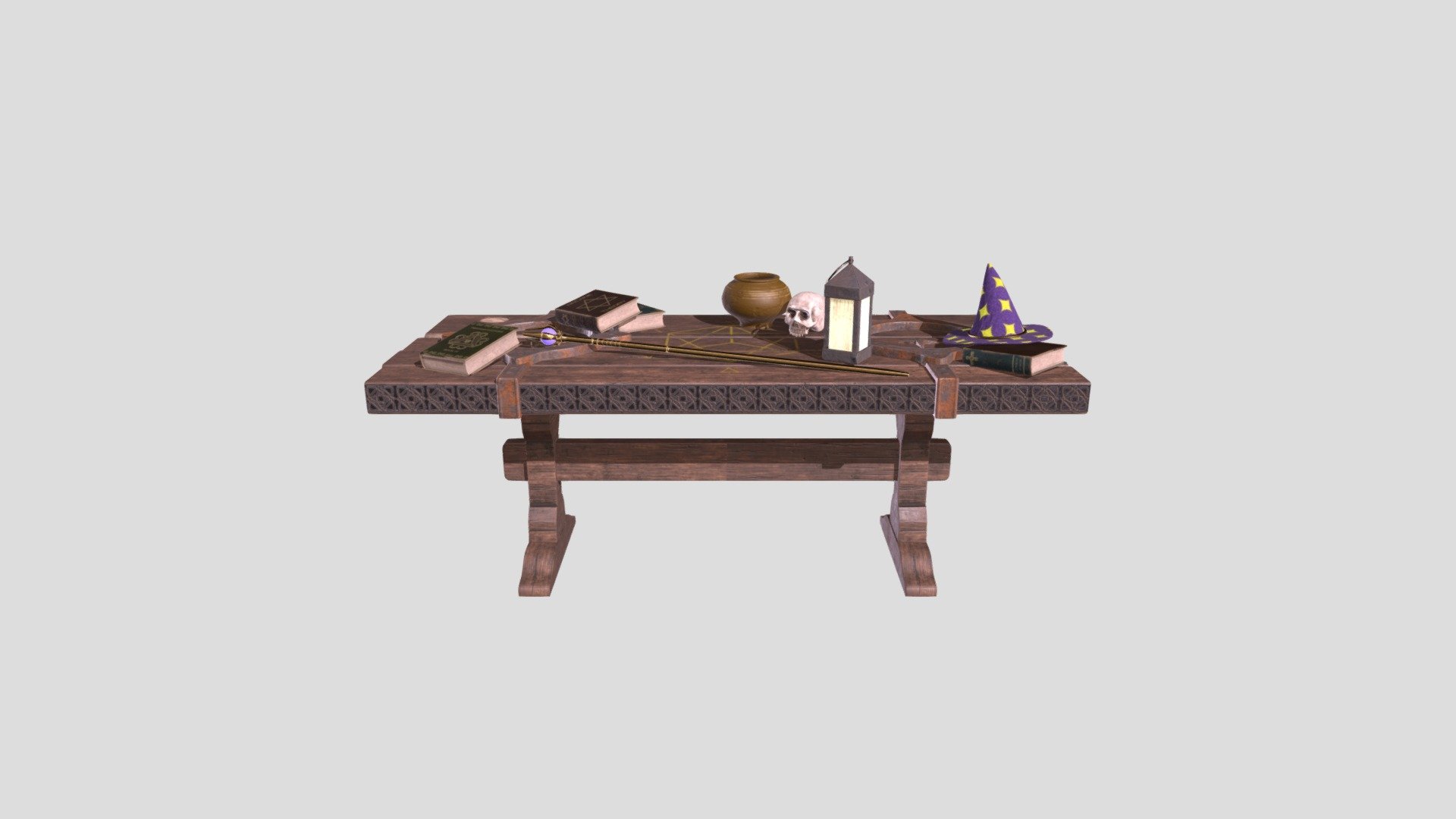 Wizard's Table - 3D model by Robert Hayes (@roberthayes) [ba5a623 ...