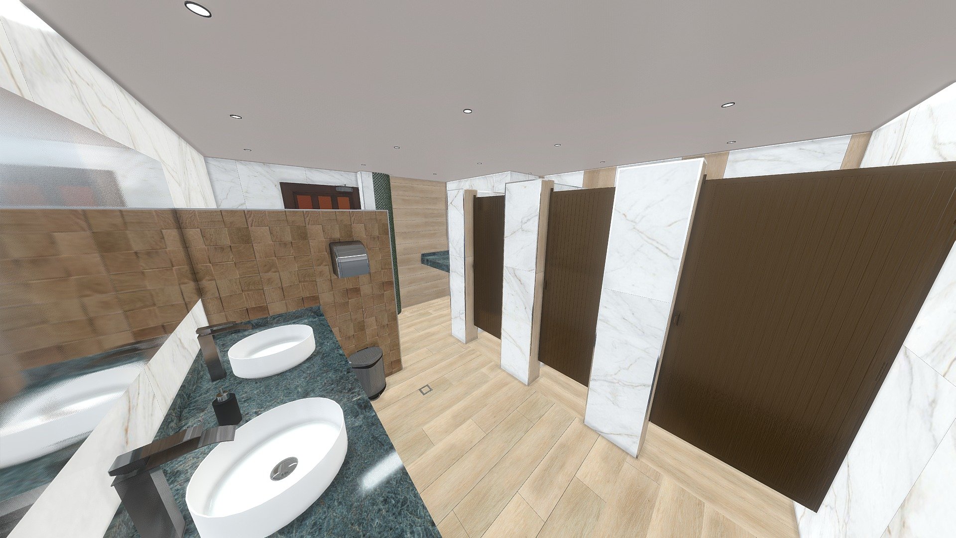 Baño Crema - Download Free 3D model by arq.manuelrodriguez [ba5ab44 ...