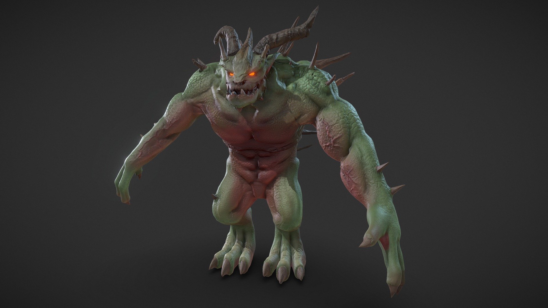 Beast - 3D model by Rebecca El Cheikh (@RebeccaCheikh) [ba5baed ...