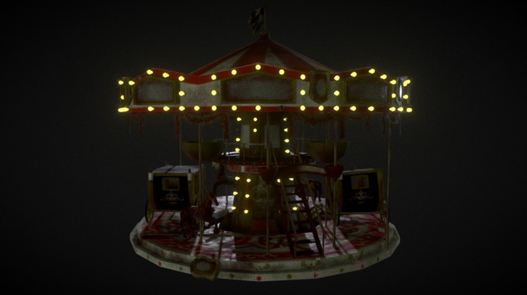 Carousel - 3D model by Rob Allen (@roba) [ba5be66] - Sketchfab