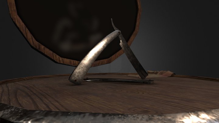 Straight-razor 3D models - Sketchfab