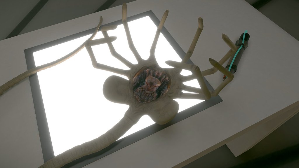 Alien Facehugger scene 3 - 3D model by marchermitte [ba5d76b] - Sketchfab