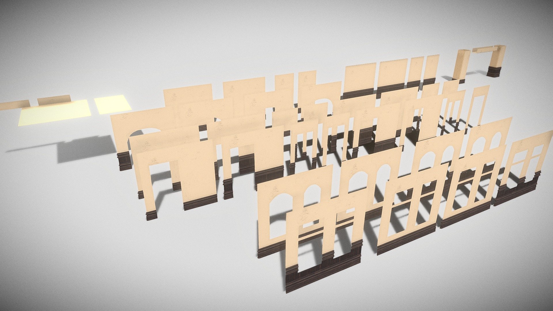 Modular Inside Building Kit - Download Free 3D model by Gustavo ...