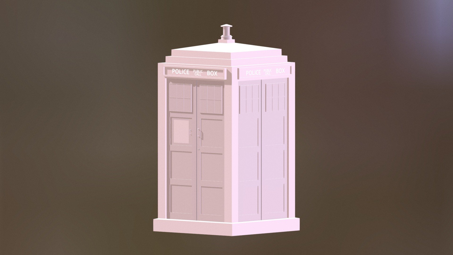 TARDIS - 3D model by blooop (@bastienplanchon) [ba603e6] - Sketchfab