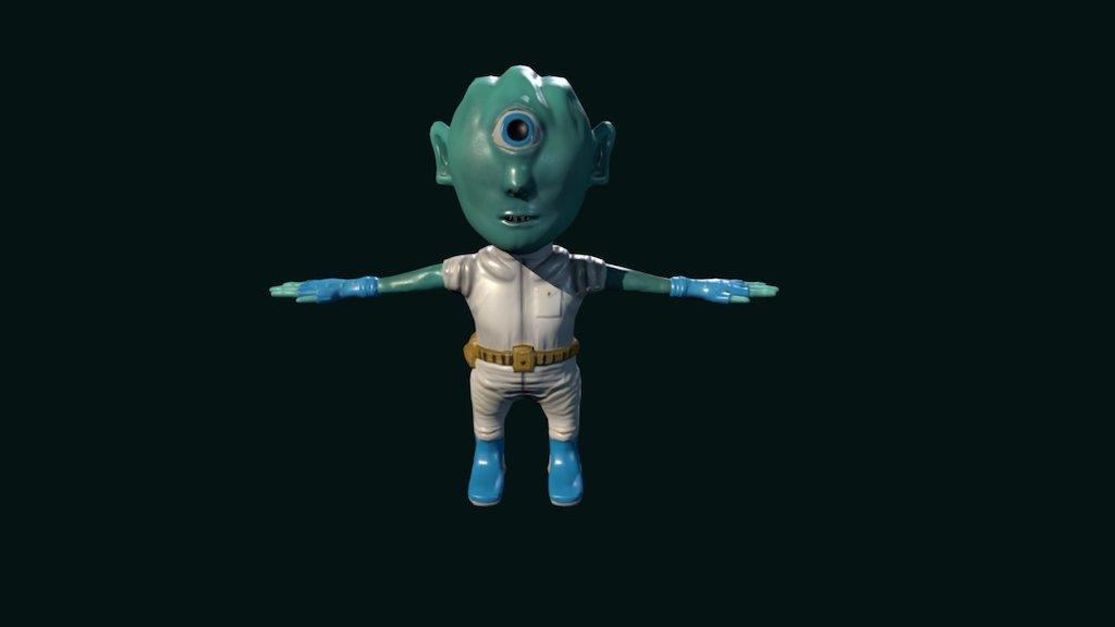 Alien Block In Colours - 3D model by zackmcdonald [ba6046f] - Sketchfab