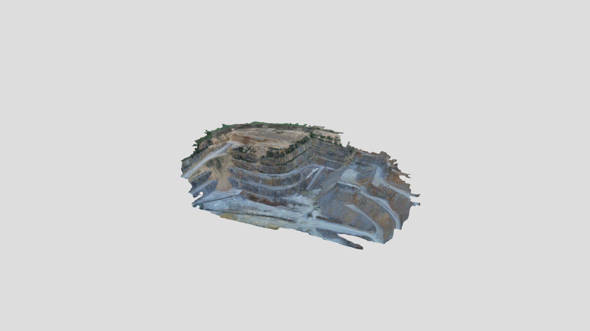 Quarry_simplified_3d_mesh - Download Free 3D model by SBE_eurovia ...