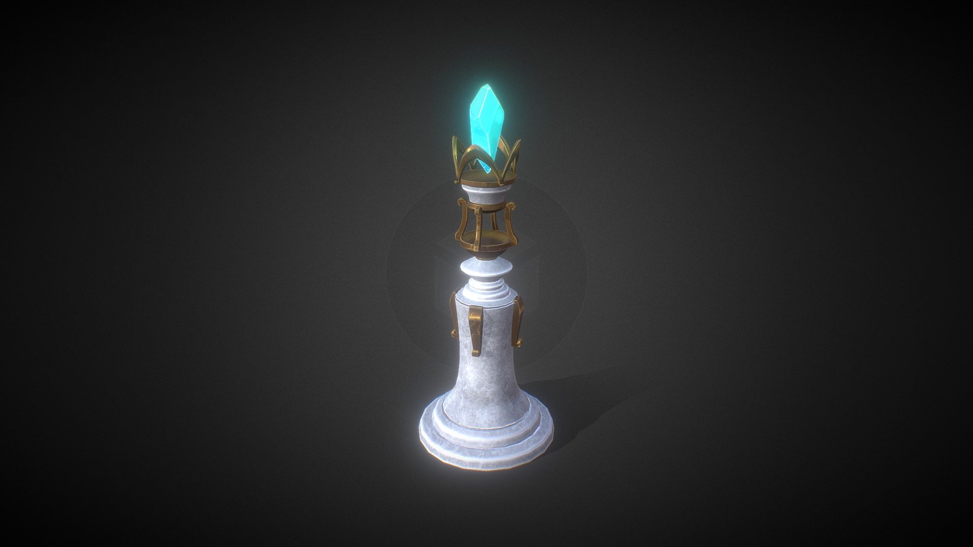 Fantasy Pilar Crystal Pathmarker - 3D model by Albanef [ba6137e ...