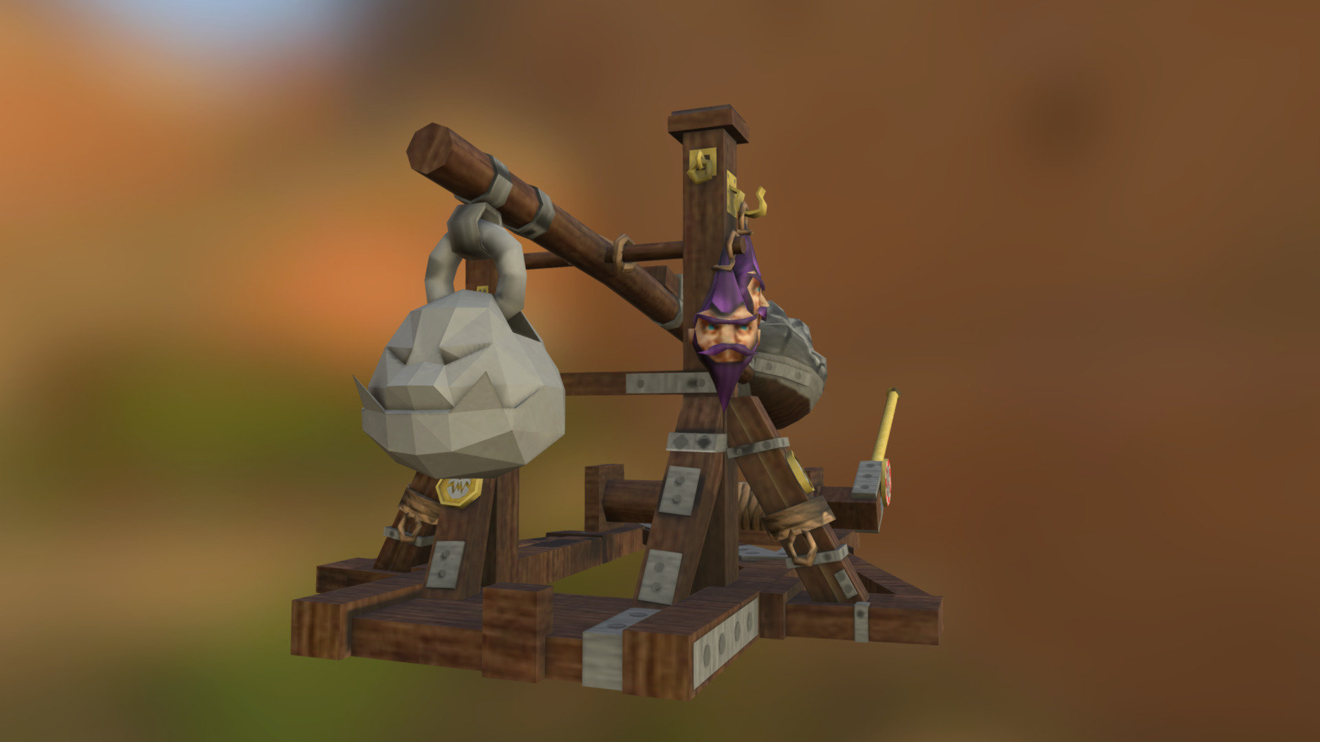 Catapult_Final - 3D model by fuzzdog [ba6208d] - Sketchfab