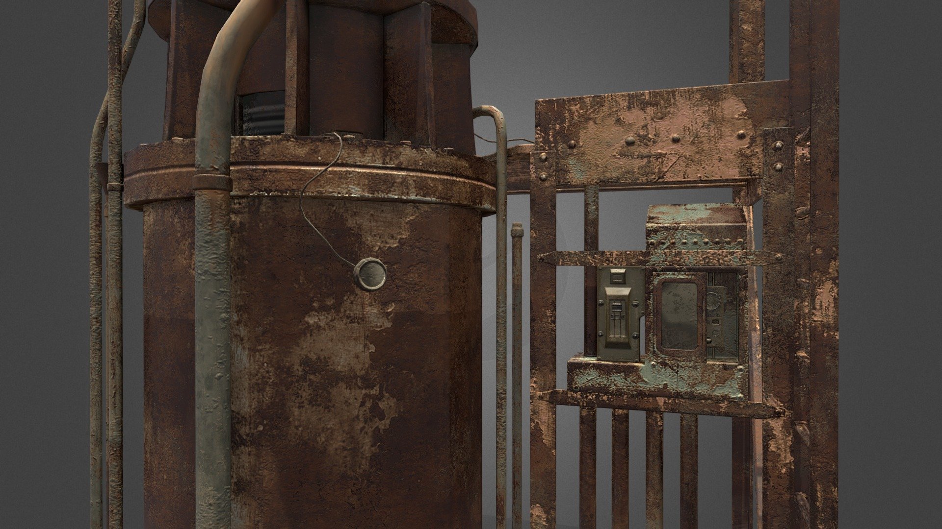 Old Machine - 3D model by duyhö (@hoduy89) [ba63ae6] - Sketchfab