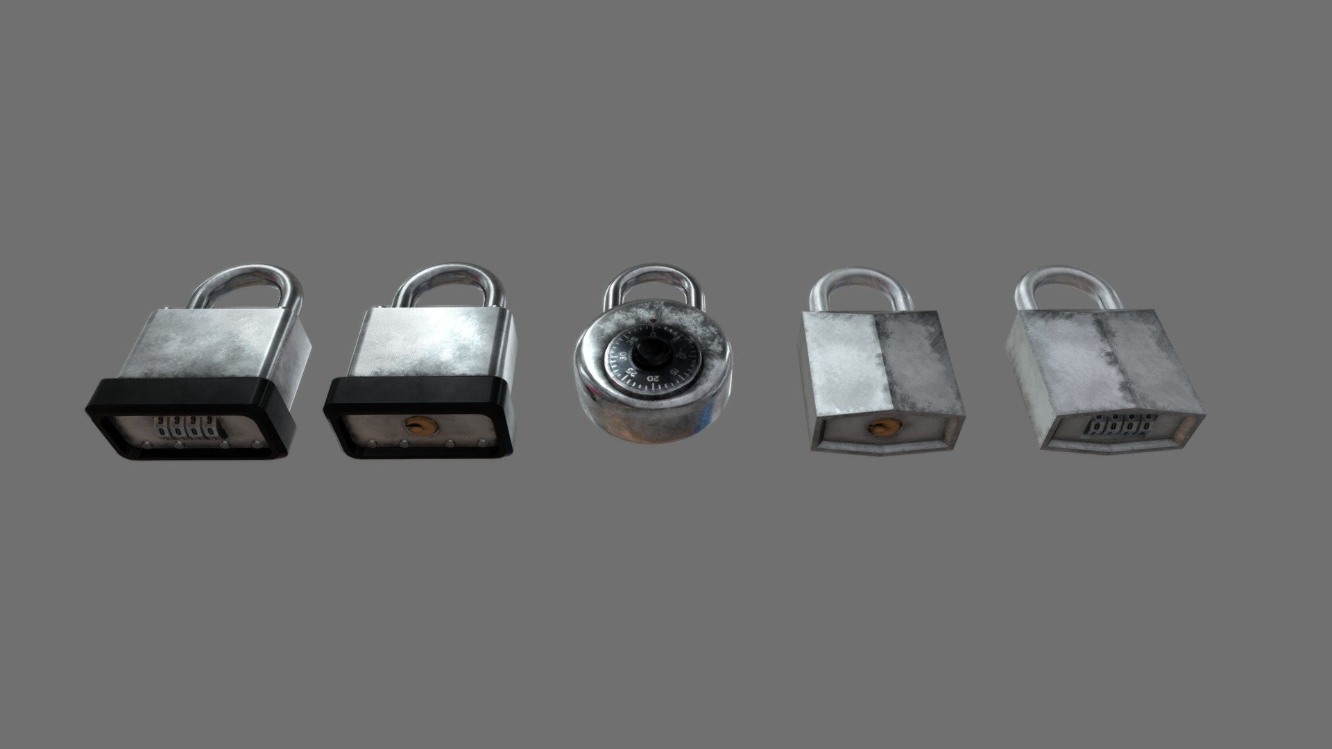 Lock Collection - All The Locks You Need - Buy Royalty Free 3D model by ...
