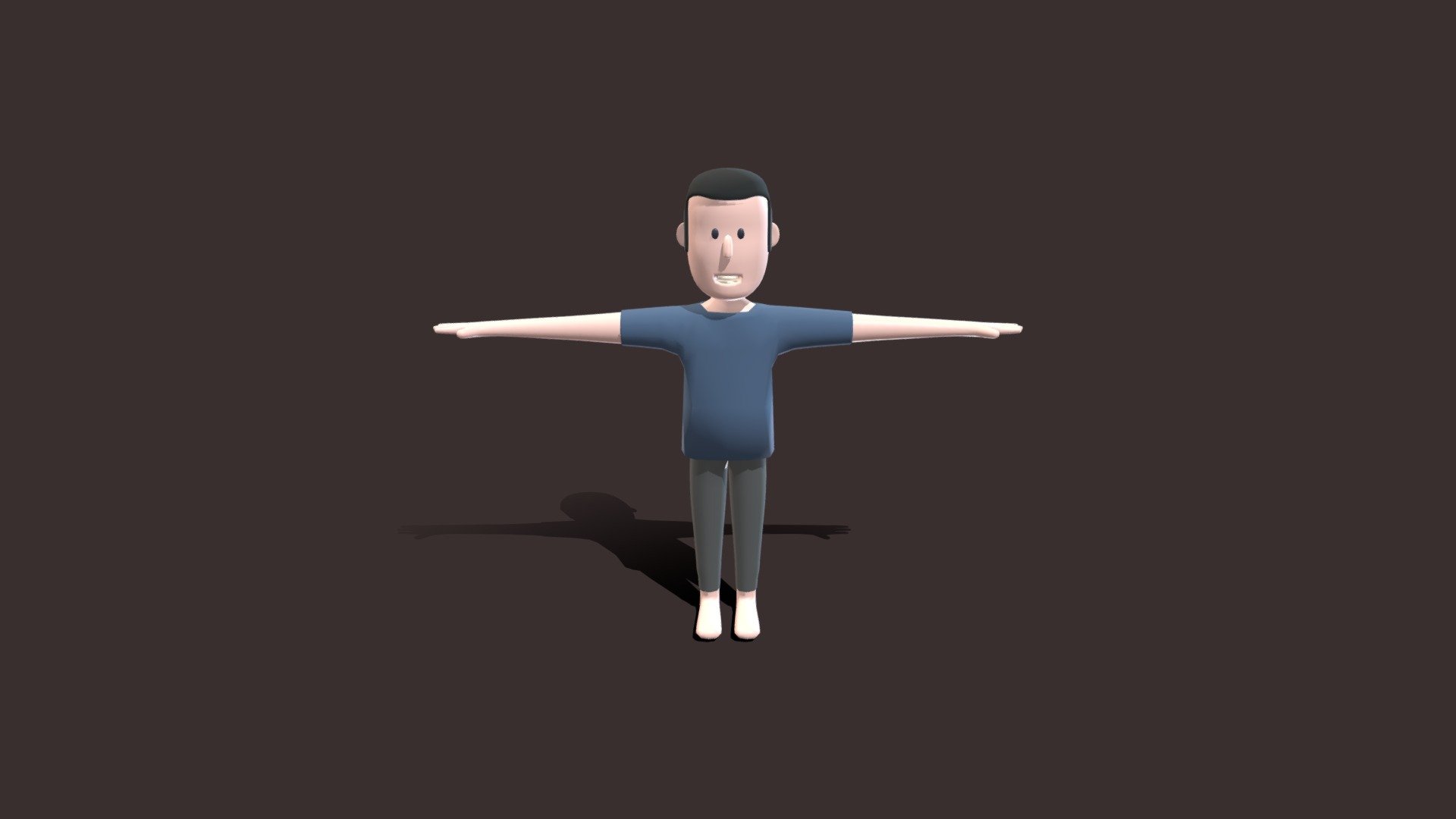 Simple stylized male character - Download Free 3D model by Mahdi.G ...